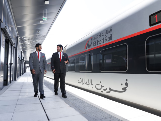 Etihad Rail reveals official passenger train crew uniforms ahead of its ...
