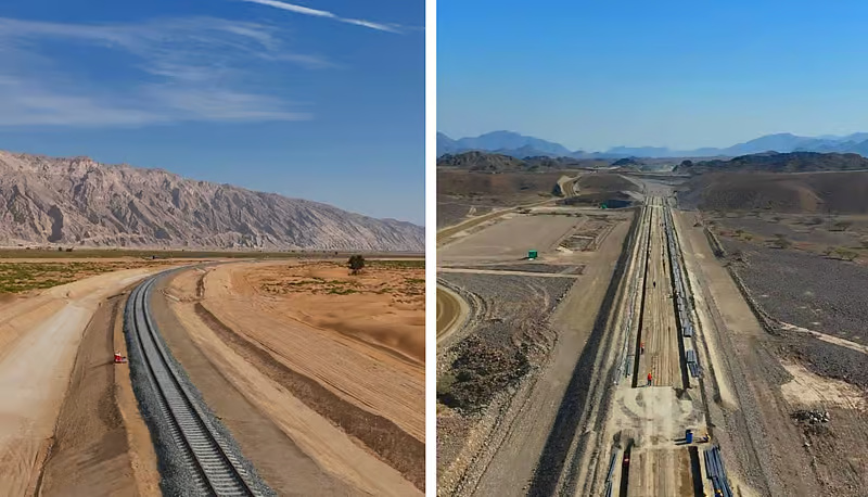 Hafeet Rail linking United Arab Emirates and Oman reaches 40% ...