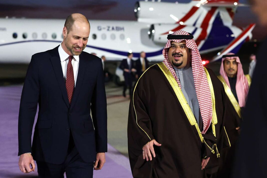 Prince William tours a UNESCO World Heritage Site in Saudi Arabia ...