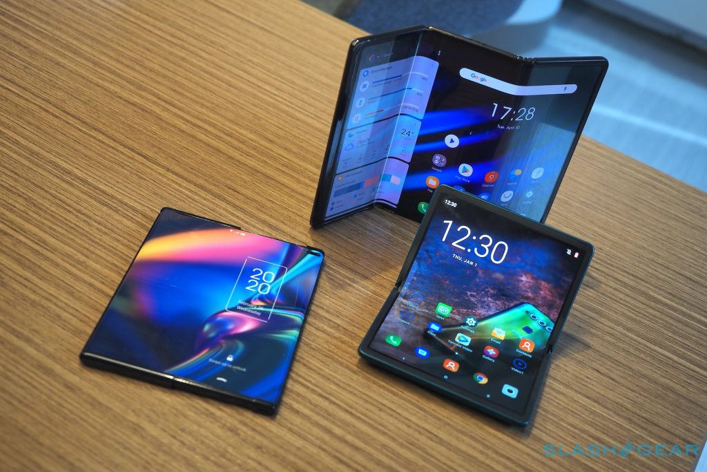 TCL shows off dual-fold and ‘rollable’ screen featuring smartphones ...